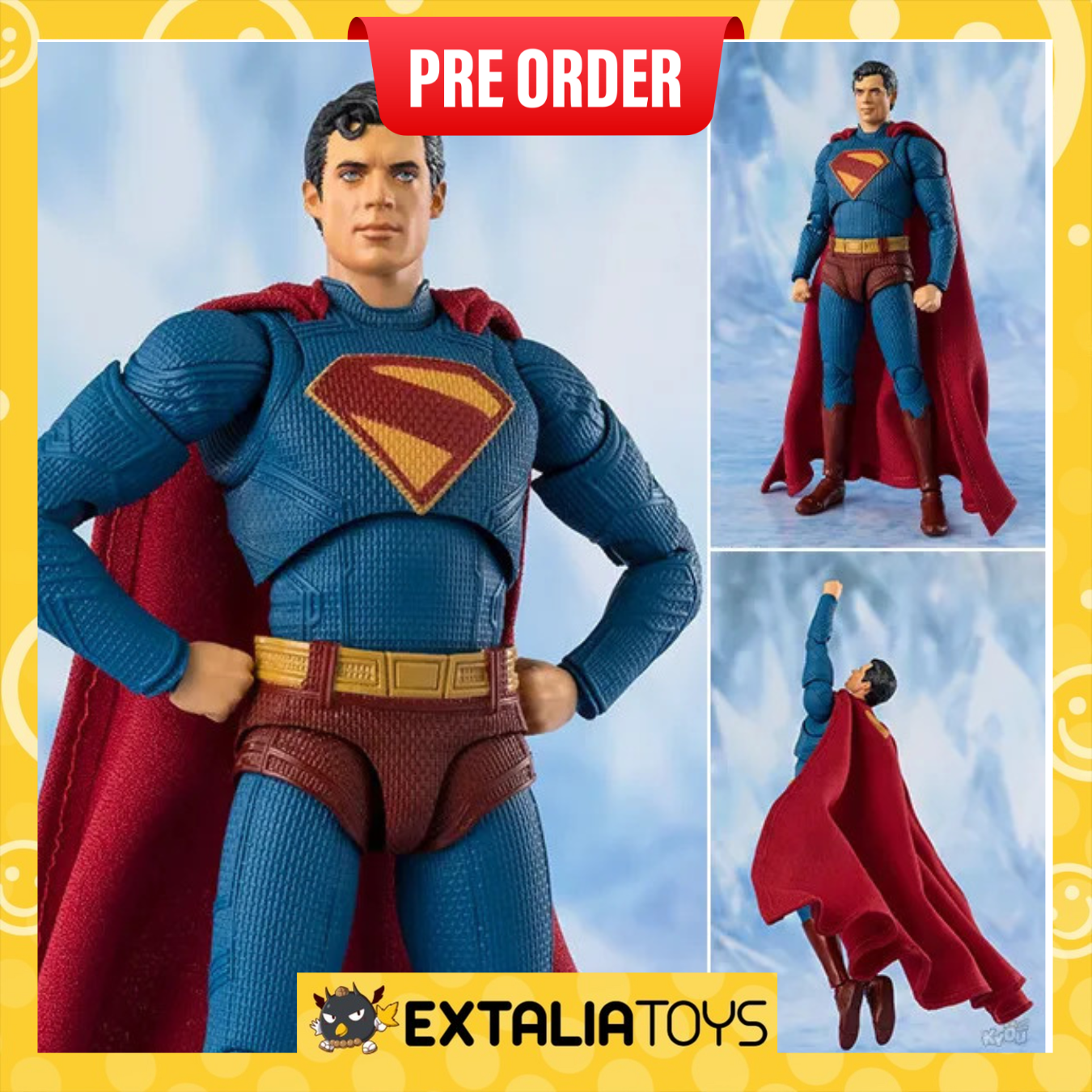 [PO] TAMASHII SHF S.H.Figuarts Superman (SUPERMAN) – EXTALIA TOYS