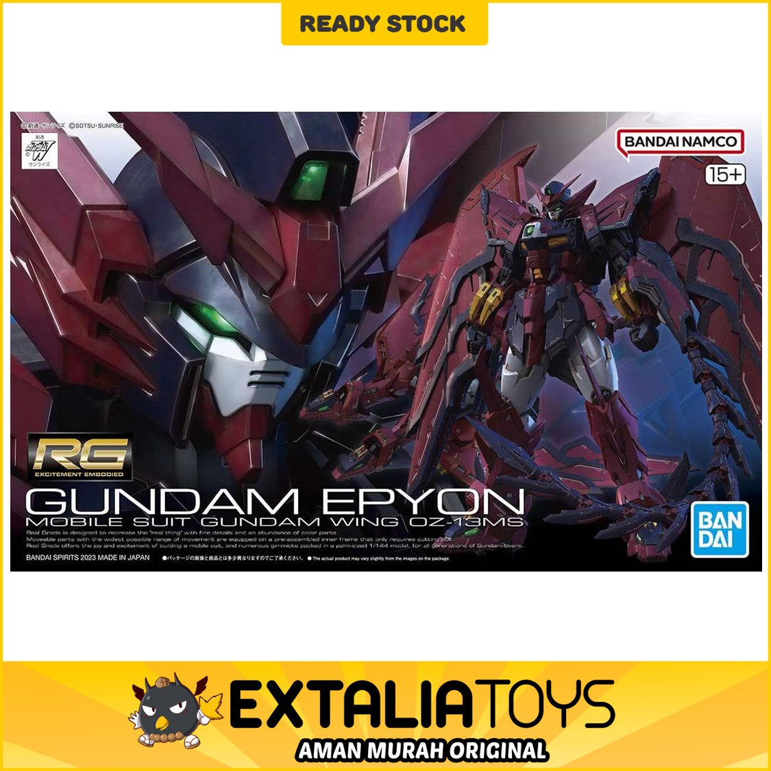 BANDAI RG 1/144 GUNDAM EPYON [BOX DAMAGE] – EXTALIA TOYS